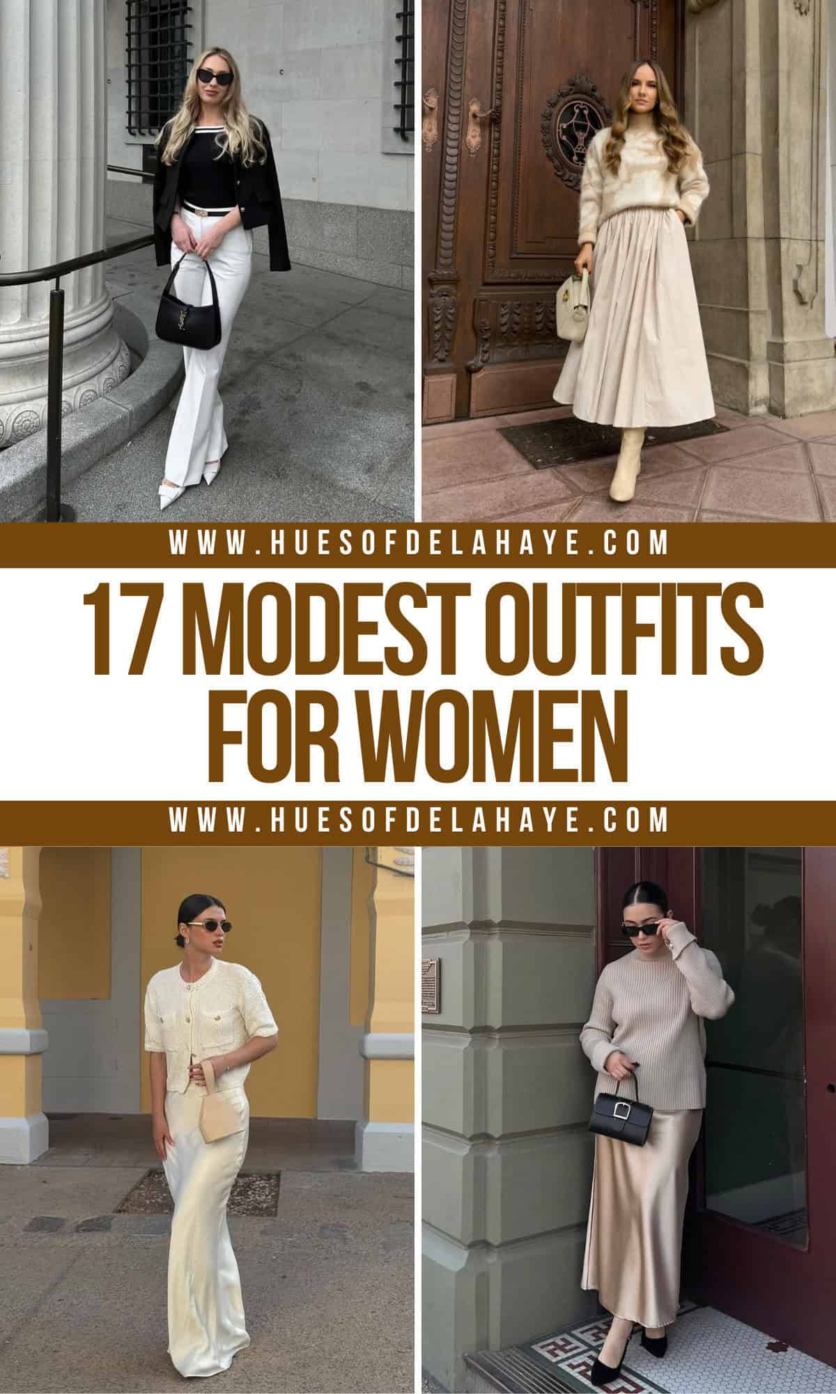 17 Modest Outfits For Women To Look Elegant Every Day