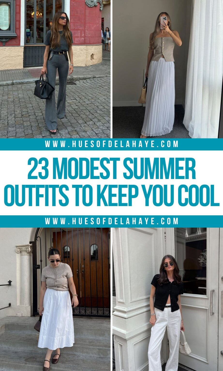 23 Modest Summer Outfits To Keep You Cool & Fabulous