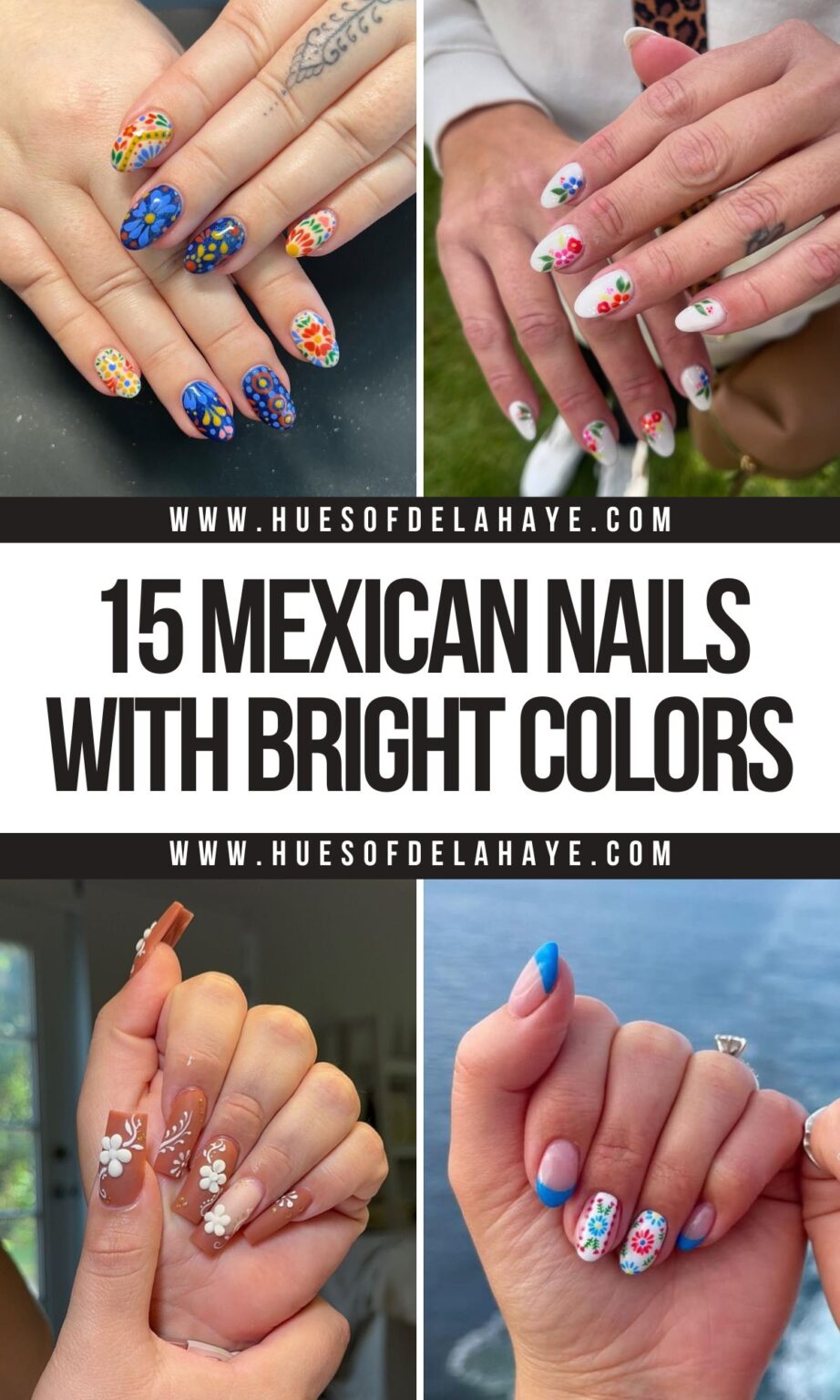 15 Mexican Nails With Bright Colors & Cultural Flair
