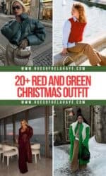 20+ Stylish Red And Green Christmas Outfit Looks You’ll Love
